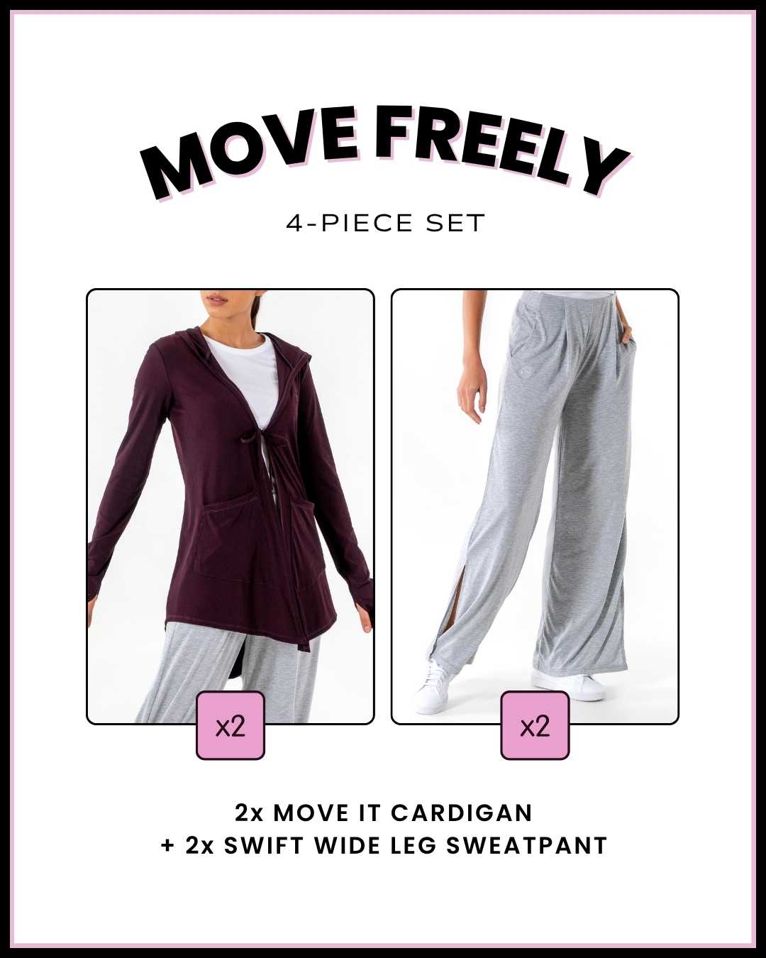 Move Freely 4-Piece Bundle Set
